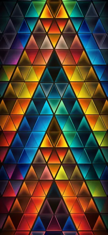 Topaz Triangle Colorful Patterns Midjourney Prompt | PromptBase