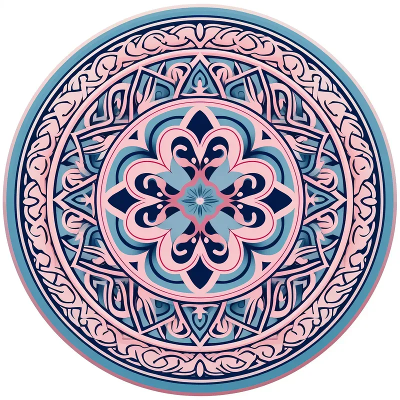 Woodcut Carved Circular Icon Patterns Midjourney Prompt | PromptBase