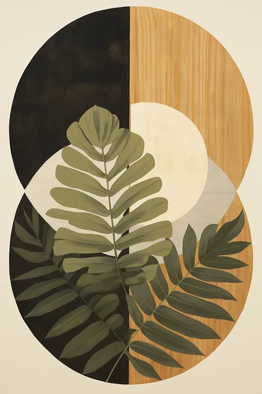 Natural Tropical Leaf Posters Midjourney Prompt | PromptBase