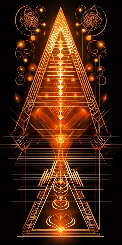 Pyramids Psychedelic Patterns Midjourney Prompt | PromptBase