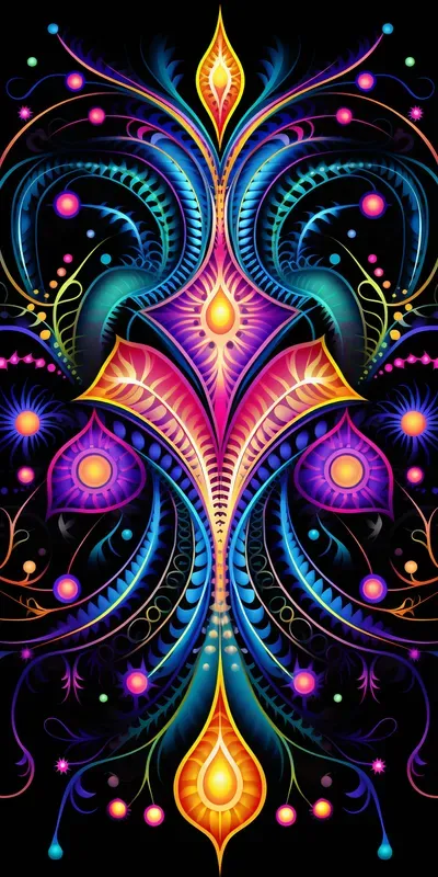 Pyramids Psychedelic Patterns Midjourney Prompt | PromptBase