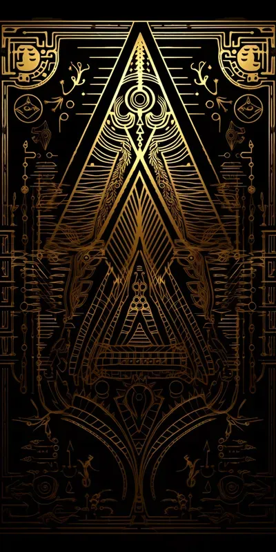Pyramids Psychedelic Patterns Midjourney Prompt | PromptBase