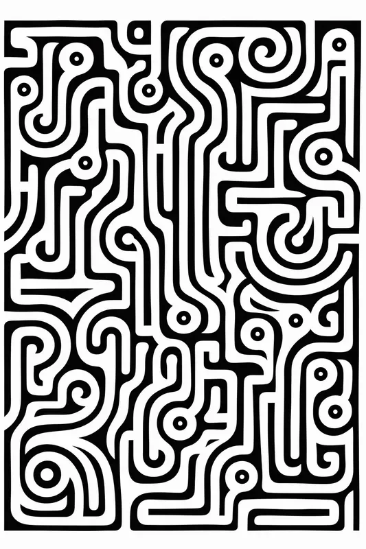 Labyrinth Patterns Midjourney Prompt | PromptBase