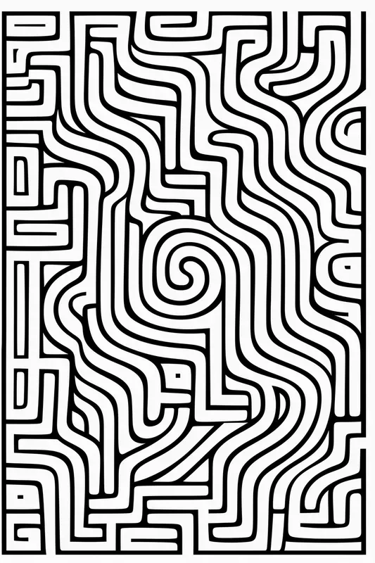 Labyrinth Patterns Midjourney Prompt | PromptBase