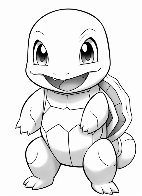 Kawai Pokemon Coloring Pages Midjourney Prompt | PromptBase