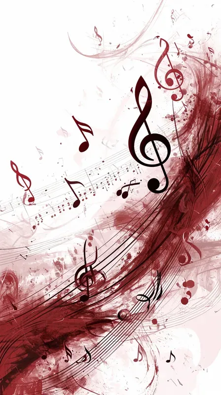 Music Melody Notes Patterns Wallpapers Midjourney Prompt | PromptBase
