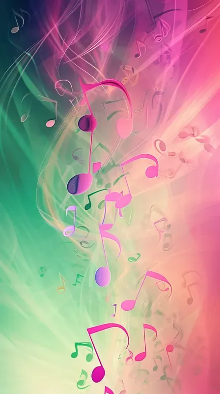 Music Melody Notes Patterns Wallpapers Midjourney Prompt | PromptBase