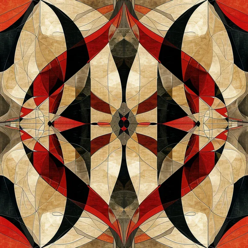 Geometric Collage Patterns Midjourney Prompt | PromptBase