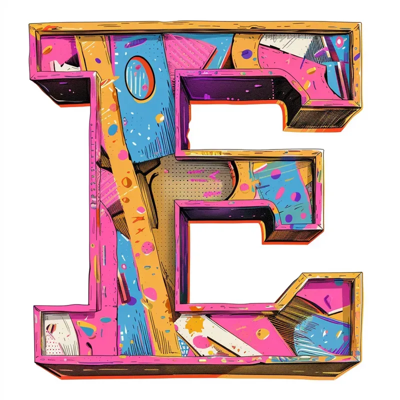 Pop Art Letter Typographies Midjourney Prompt | PromptBase