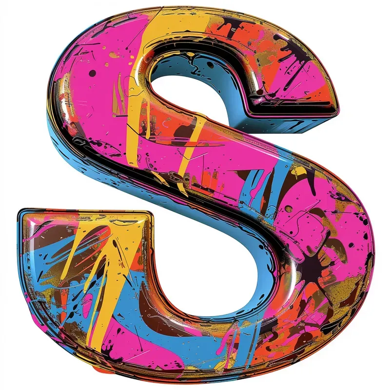 Pop Art Letter Typographies Midjourney Prompt | PromptBase