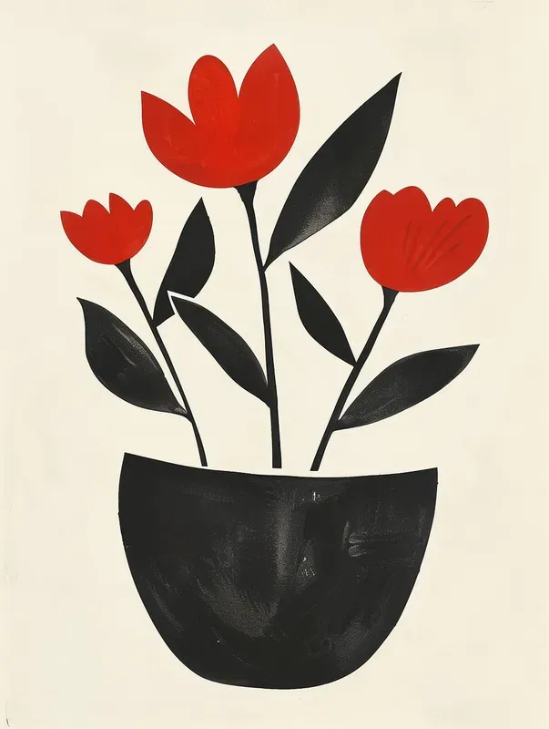 Botanical Pots Midjourney Prompt | PromptBase