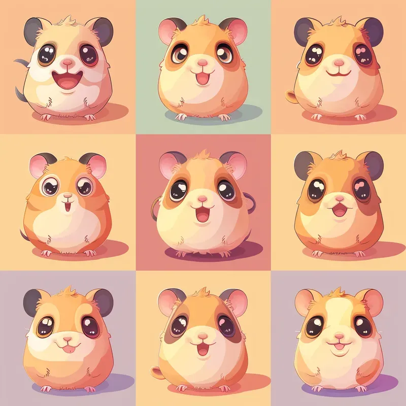 Cute Social Media Emojis Sets Midjourney Prompt | PromptBase