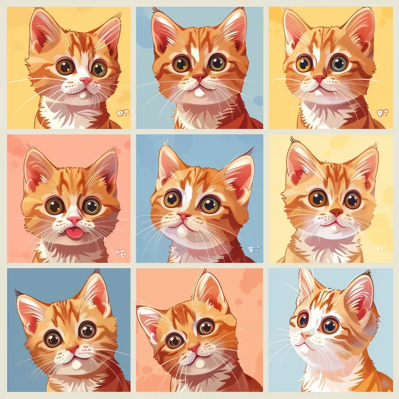 Cute Social Media Emojis Sets Midjourney Prompt | PromptBase