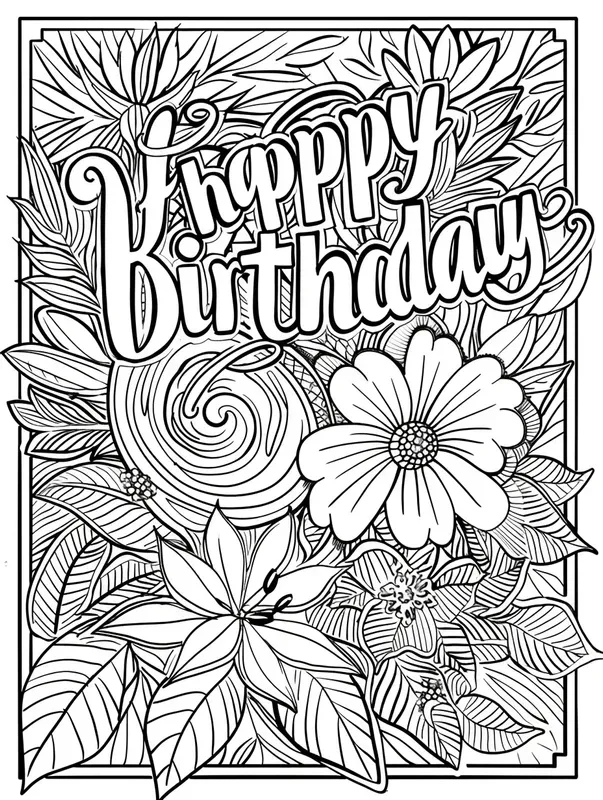 Text Coloring Pages Midjourney Prompt | PromptBase