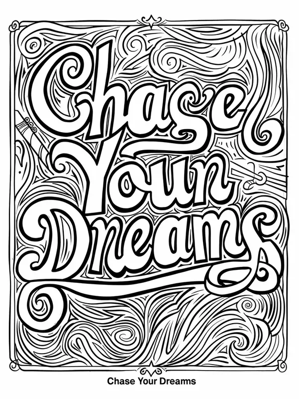 Text Coloring Pages Midjourney Prompt | PromptBase