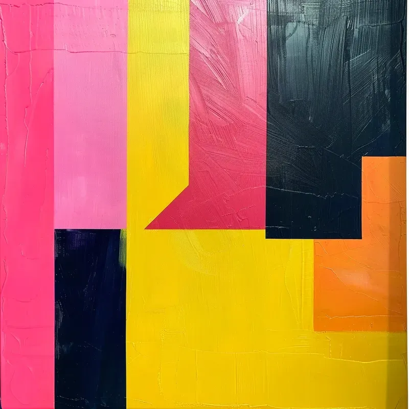 Geometric Abstract Paintings Wallpapers Midjourney Prompt | PromptBase