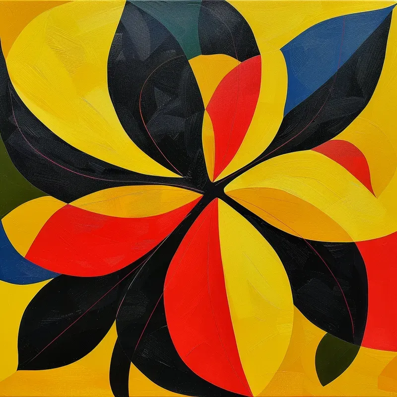 Geometric Abstract Paintings Wallpapers Midjourney Prompt | PromptBase