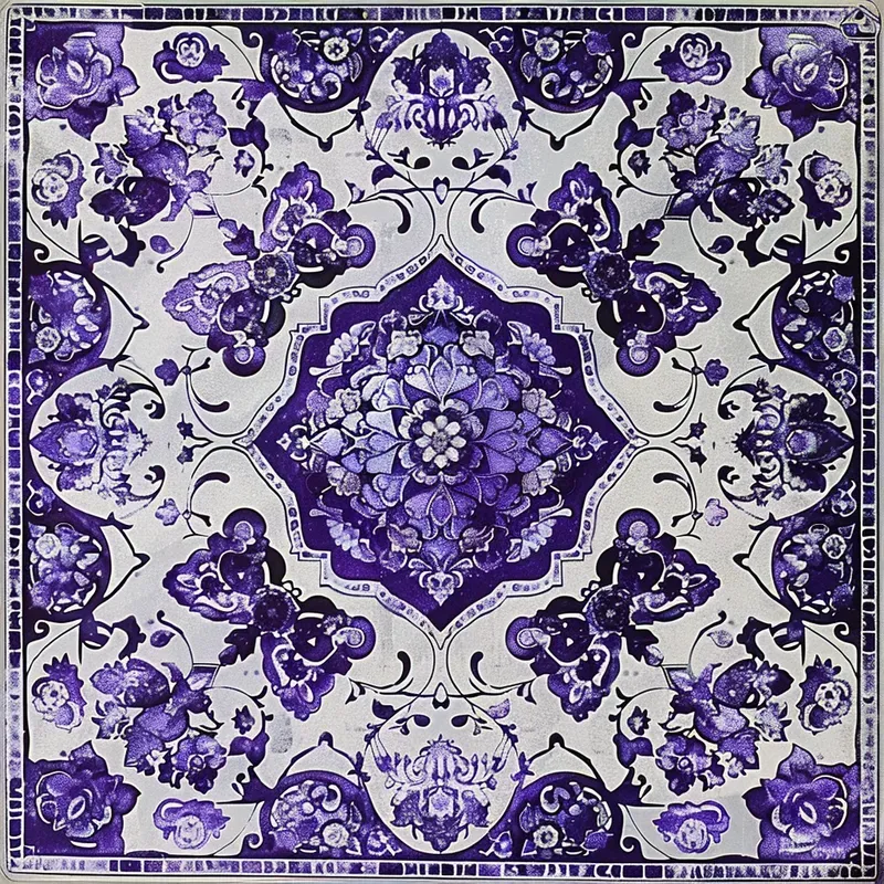 Persian Tile Designs Midjourney Prompt | PromptBase