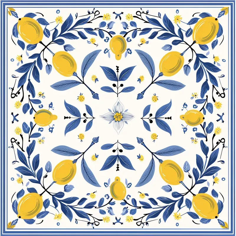 Traditional Portuguese Ceramic Patterns Midjourney Prompt | PromptBase