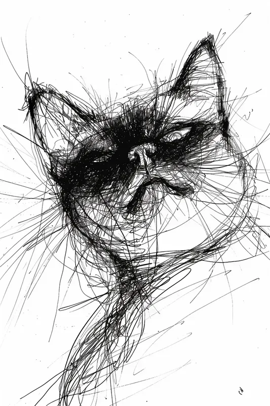 Messy Pencil Sketches Midjourney Prompt | PromptBase