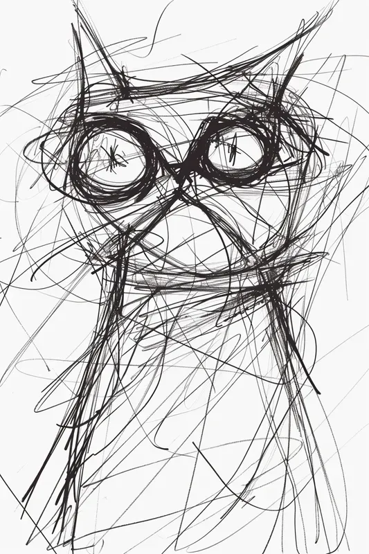 Messy Pencil Sketches Midjourney Prompt | PromptBase