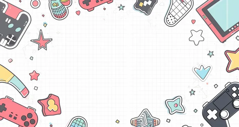 Video Game Illustration Frame Wallpapers Midjourney Prompt | PromptBase