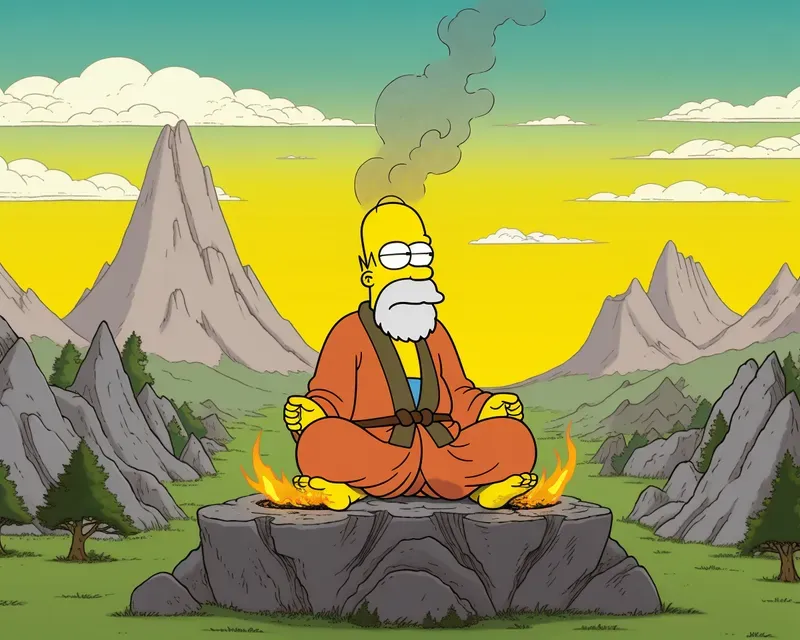 Turns Famous Characters Into Simpsons Midjourney Prompt | PromptBase