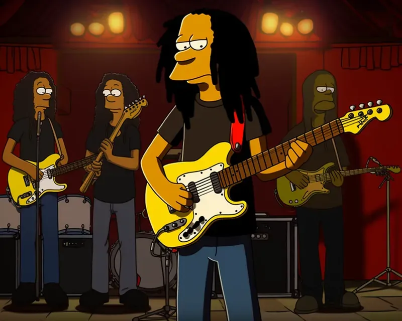 Turns Famous Characters Into Simpsons Midjourney Prompt | PromptBase