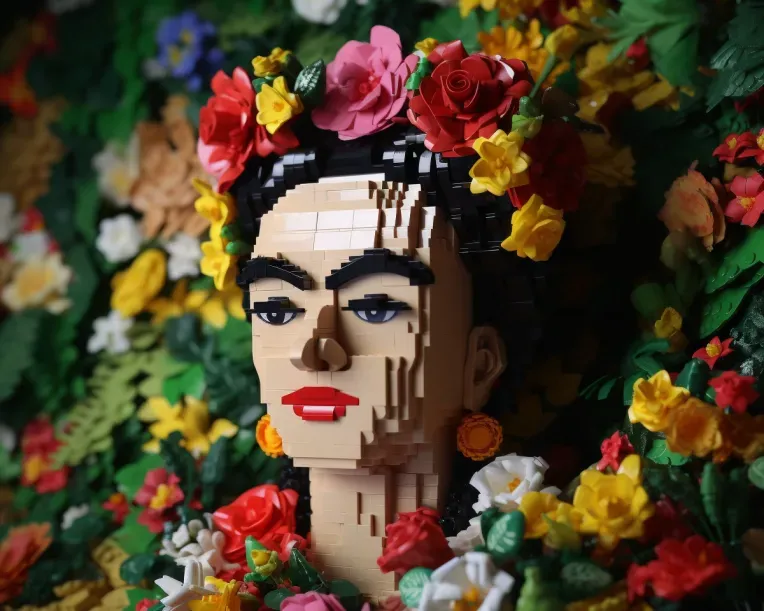 2D Lego Art Portraits Of Celebrities Midjourney Prompt | PromptBase