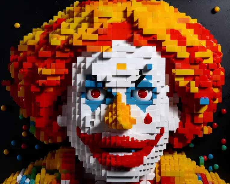 2D Lego Art Portraits Of Celebrities Midjourney Prompt | PromptBase