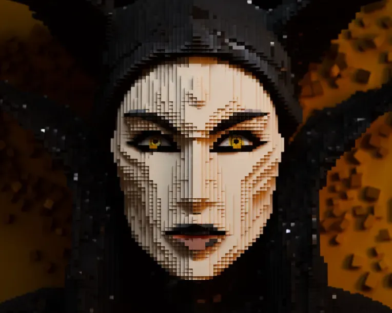 2D Lego Art Portraits Of Celebrities Midjourney Prompt | PromptBase