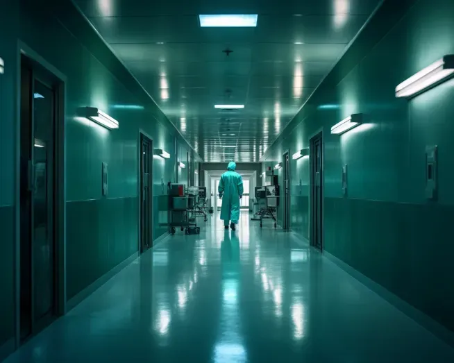 Scared Hospital Scene Photography Midjourney Prompt | PromptBase