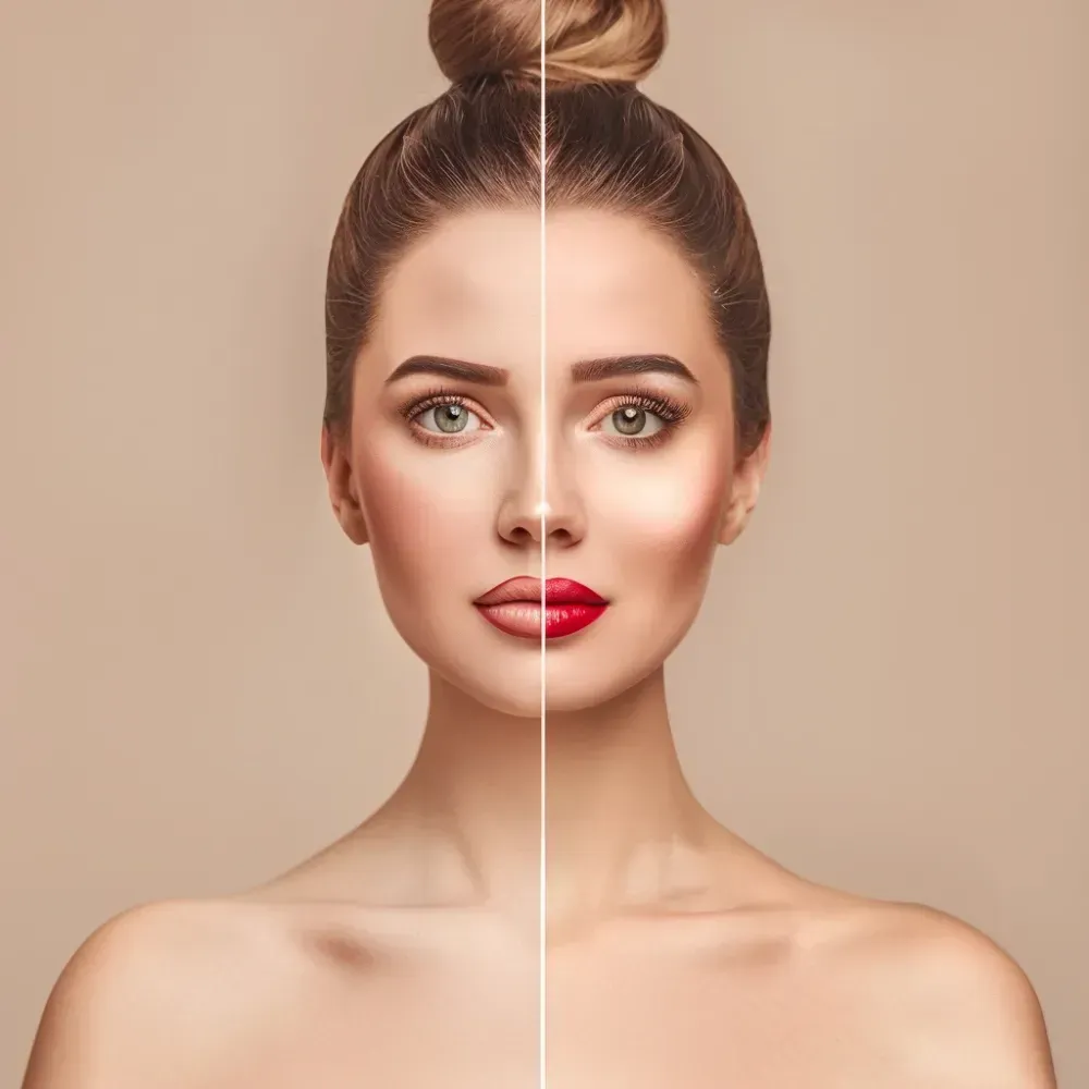 Portraits Of Two Faces Midjourney Prompt | PromptBase