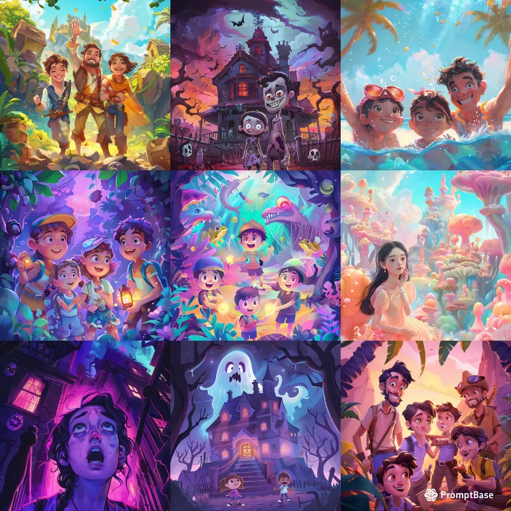 Story Scenes And Characters Emotions Midjourney Prompt | PromptBase