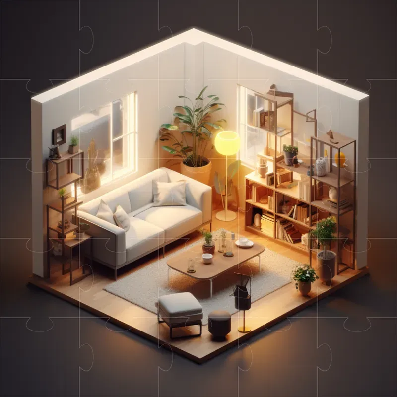 3D Isometric Room Designs Midjourney Prompt | PromptBase