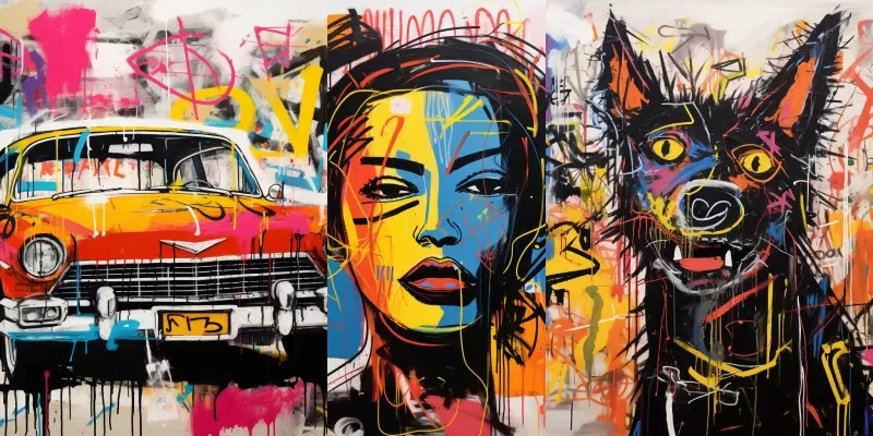 Dynamic Abstract Art Midjourney Prompt | PromptBase