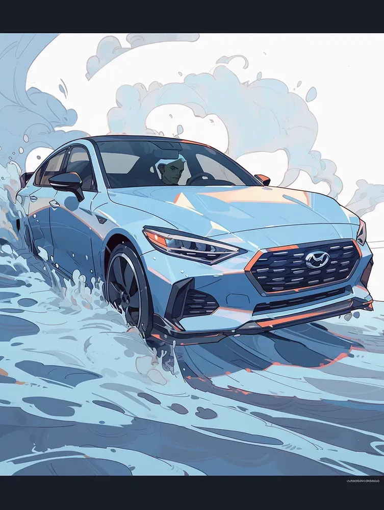 Graphic Vectoriel Stylized Cars Dynamics Midjourney Prompt | PromptBase