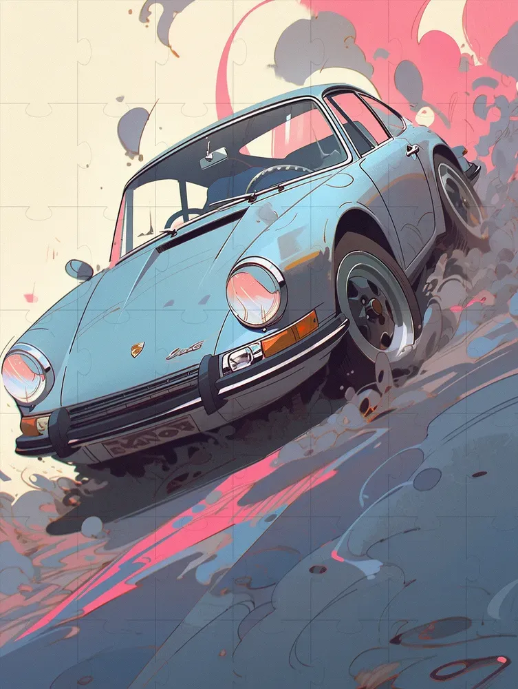 Graphic Vectoriel Stylized Cars Dynamics Midjourney Prompt | PromptBase