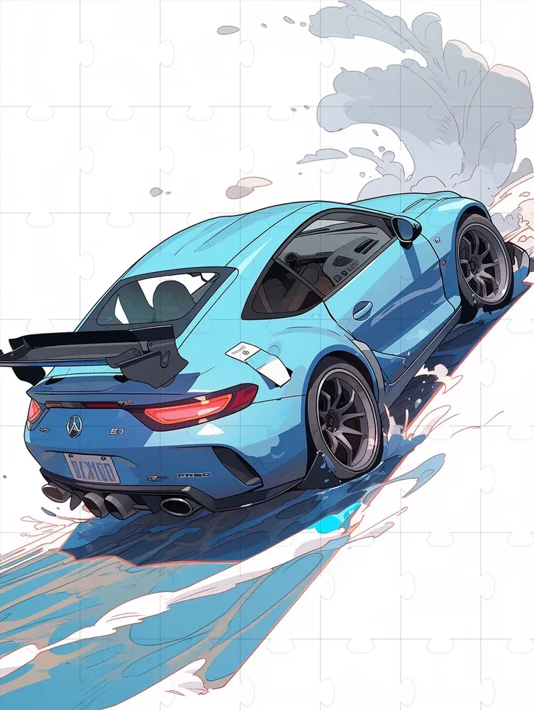 Graphic Vectoriel Stylized Cars Dynamics Midjourney Prompt | PromptBase