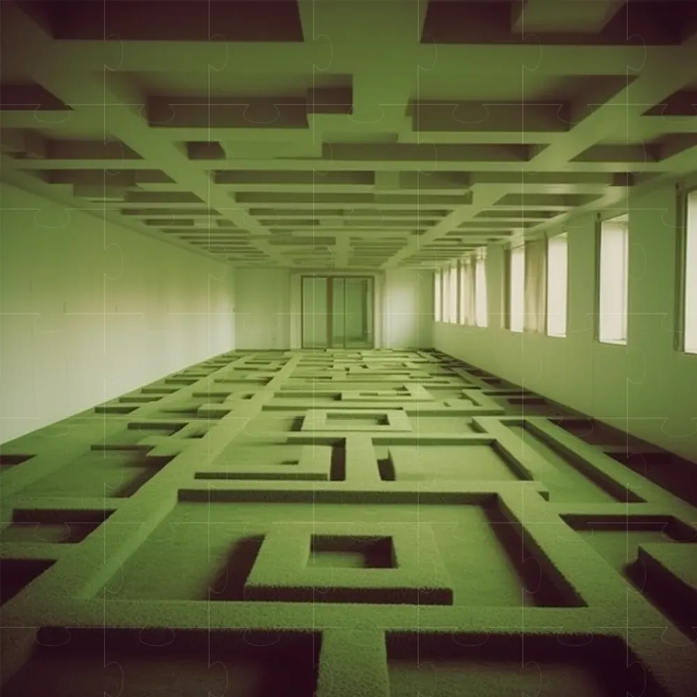 Liminal Spaces Backrooms Noneuclidean Midjourney Prompt | PromptBase