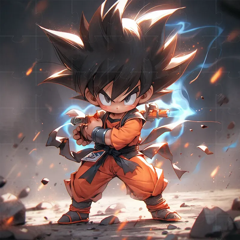 Chibi Figures Of Dbz Characters Midjourney Prompt | PromptBase