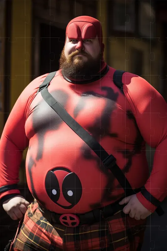 Ridiculous Fat Halloween Suits Midjourney Prompt | PromptBase