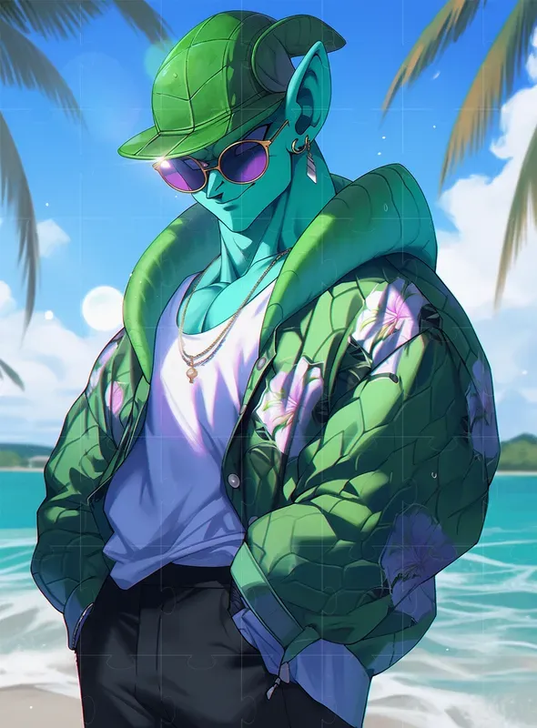 Dbz Character Fashion Costumes Street Midjourney Prompt | PromptBase