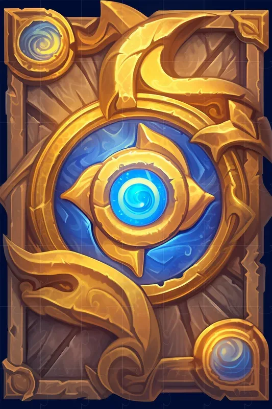 Hearthstone Treasure Card Back Designs Midjourney Prompt | PromptBase