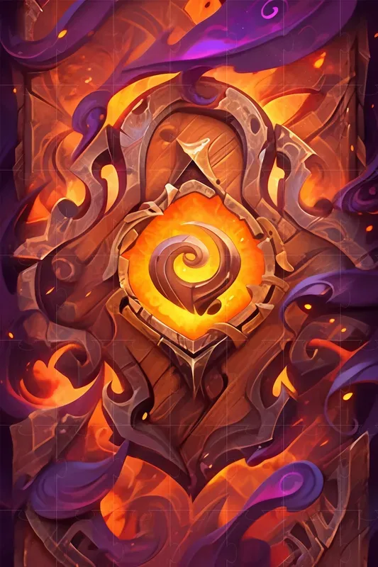 Hearthstone Treasure Card Back Designs Midjourney Prompt | PromptBase