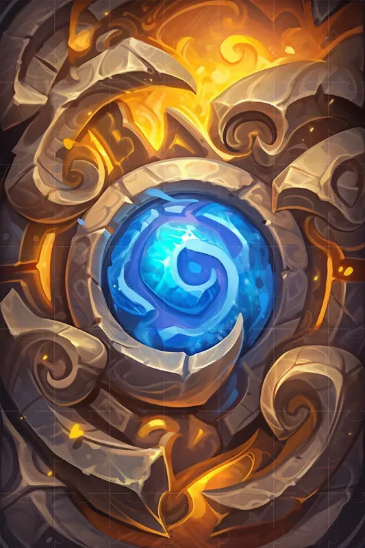 Hearthstone Treasure Card Back Designs Midjourney Prompt | PromptBase