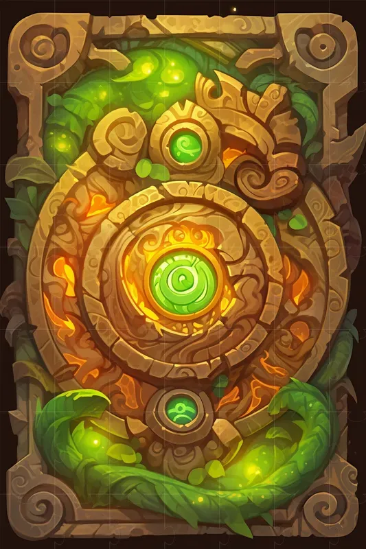 Hearthstone Treasure Card Back Designs Midjourney Prompt | PromptBase