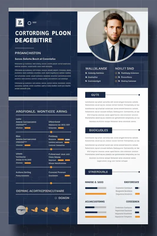 CV Professional Resume Style Templates Midjourney Prompt | PromptBase