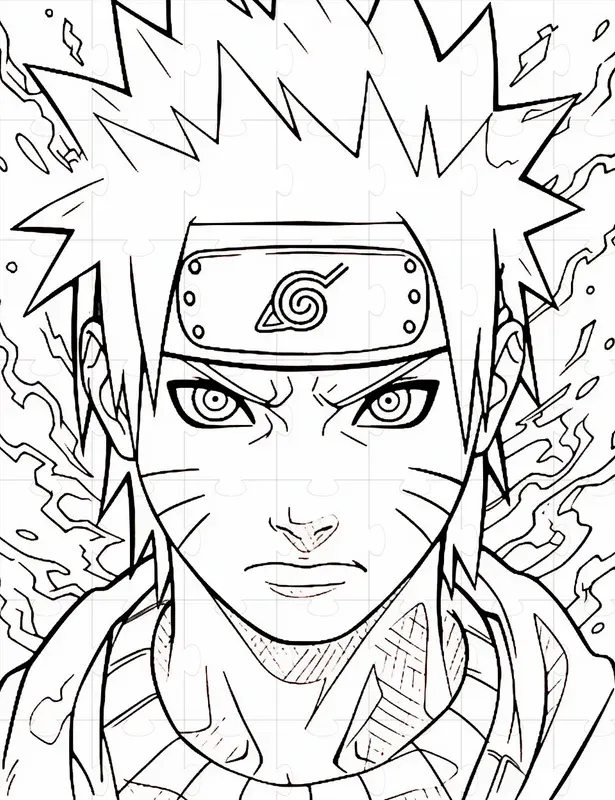 Portrait Manga Coloring Books Midjourney Prompt | PromptBase