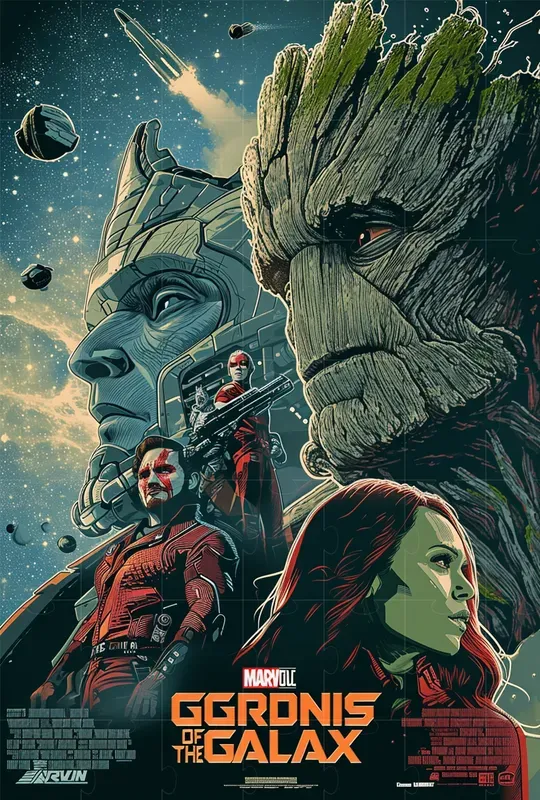 Lithograph Movie Poster Pop Cultures Midjourney Prompt | PromptBase
